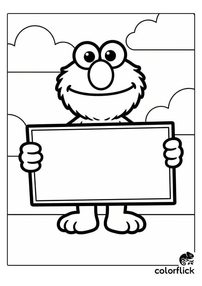 50+ Free Coloring Pages Elmo: Printable PDF Activity Sheets - Color Flick